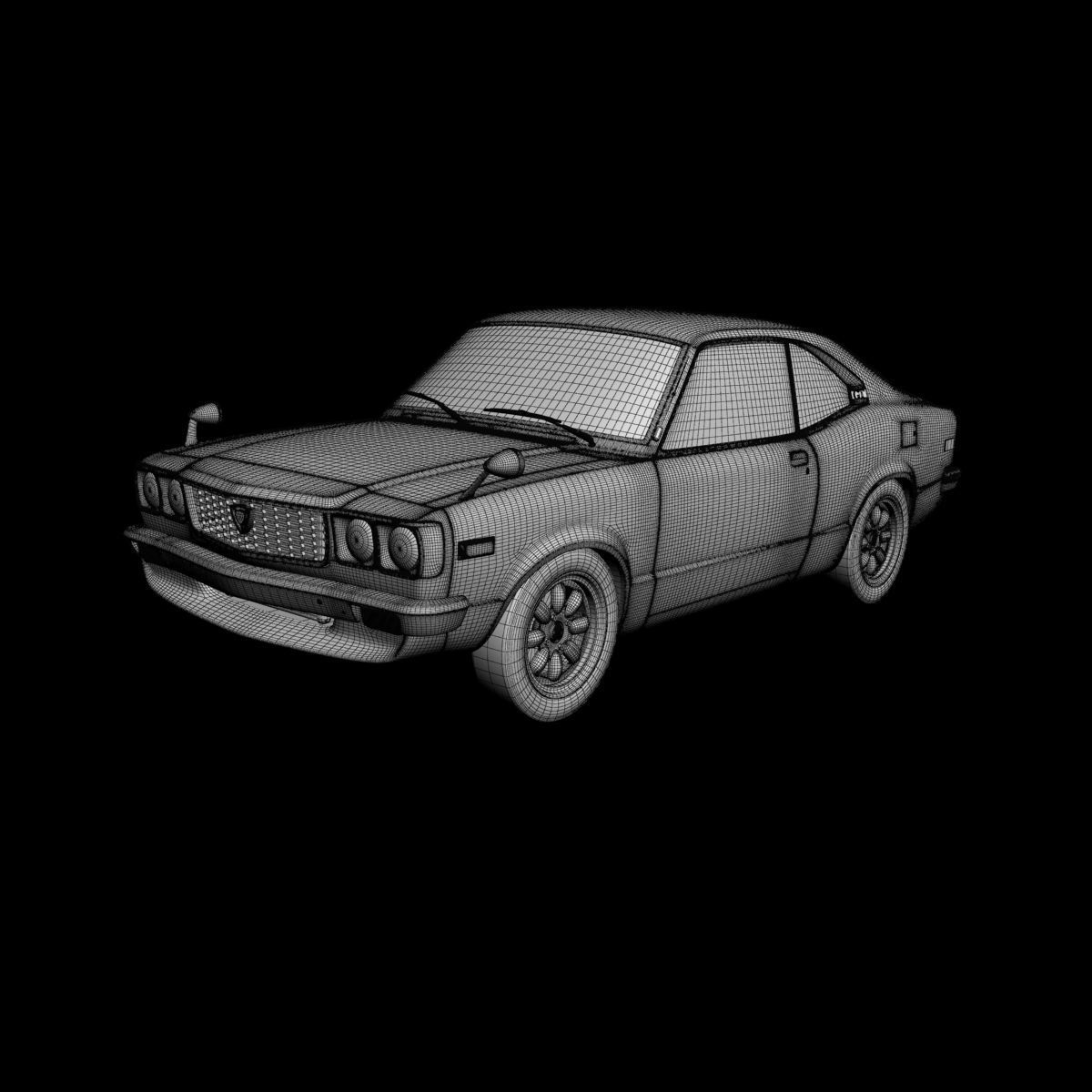 Mazda RX3 Savanna 3D model | CGTrader