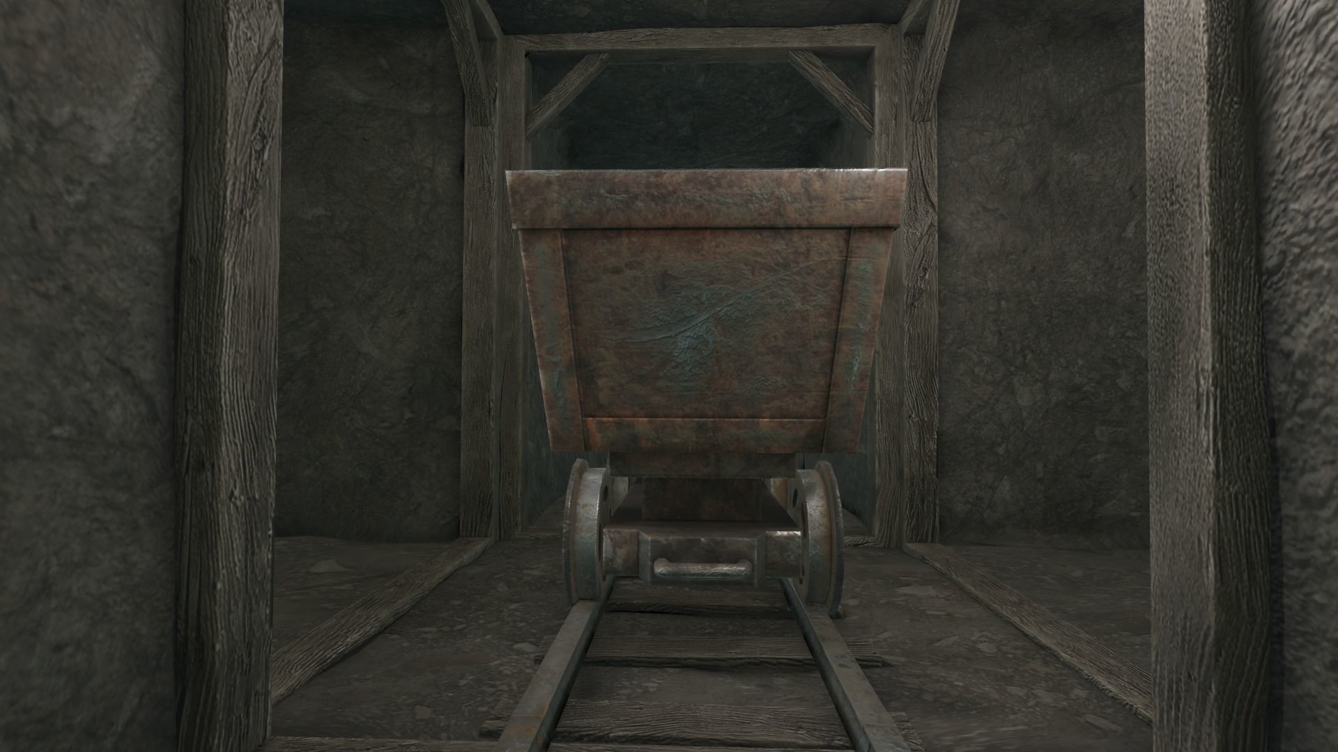 3D model Low Poly Modular Mine Shaft With PBR Materials VR / AR / low ...