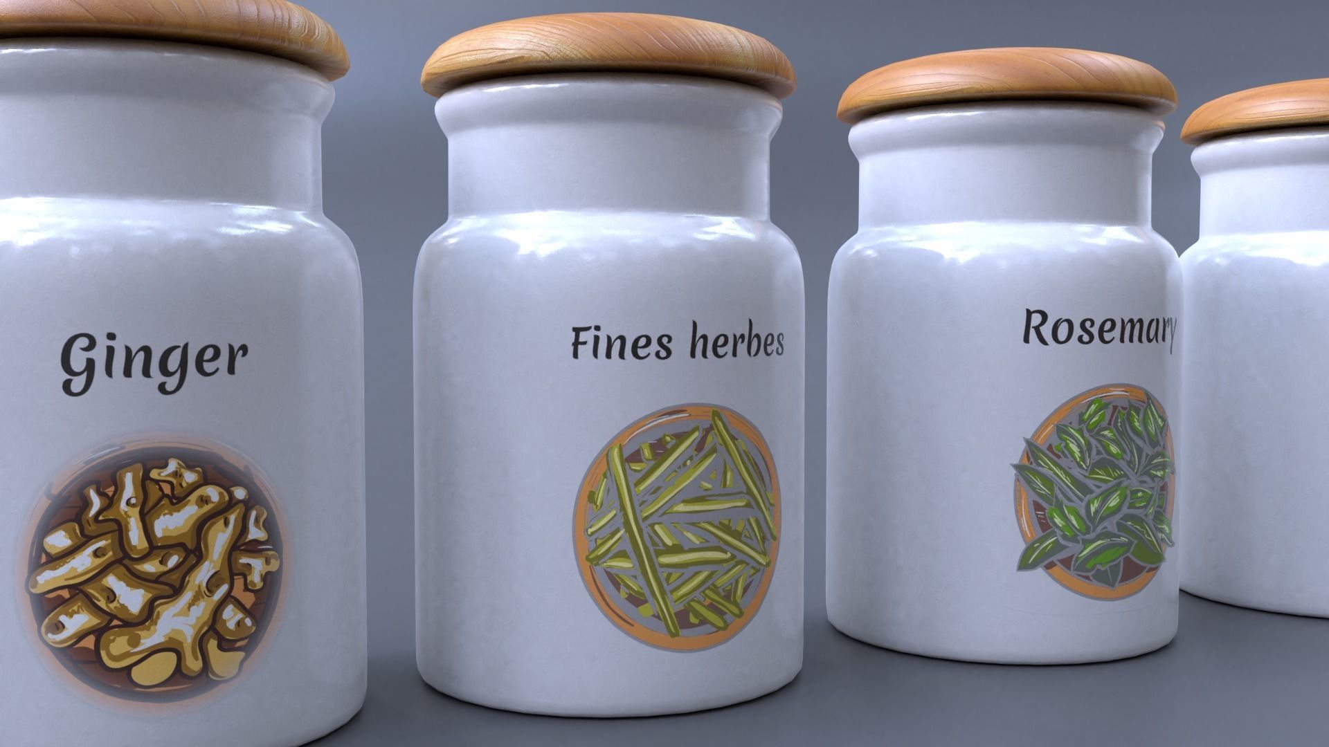 Spices 3D model | CGTrader