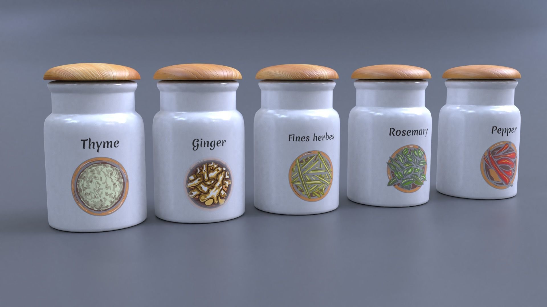 Spices 3D model | CGTrader