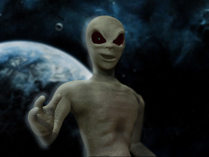 Alien or martian 3D model | CGTrader