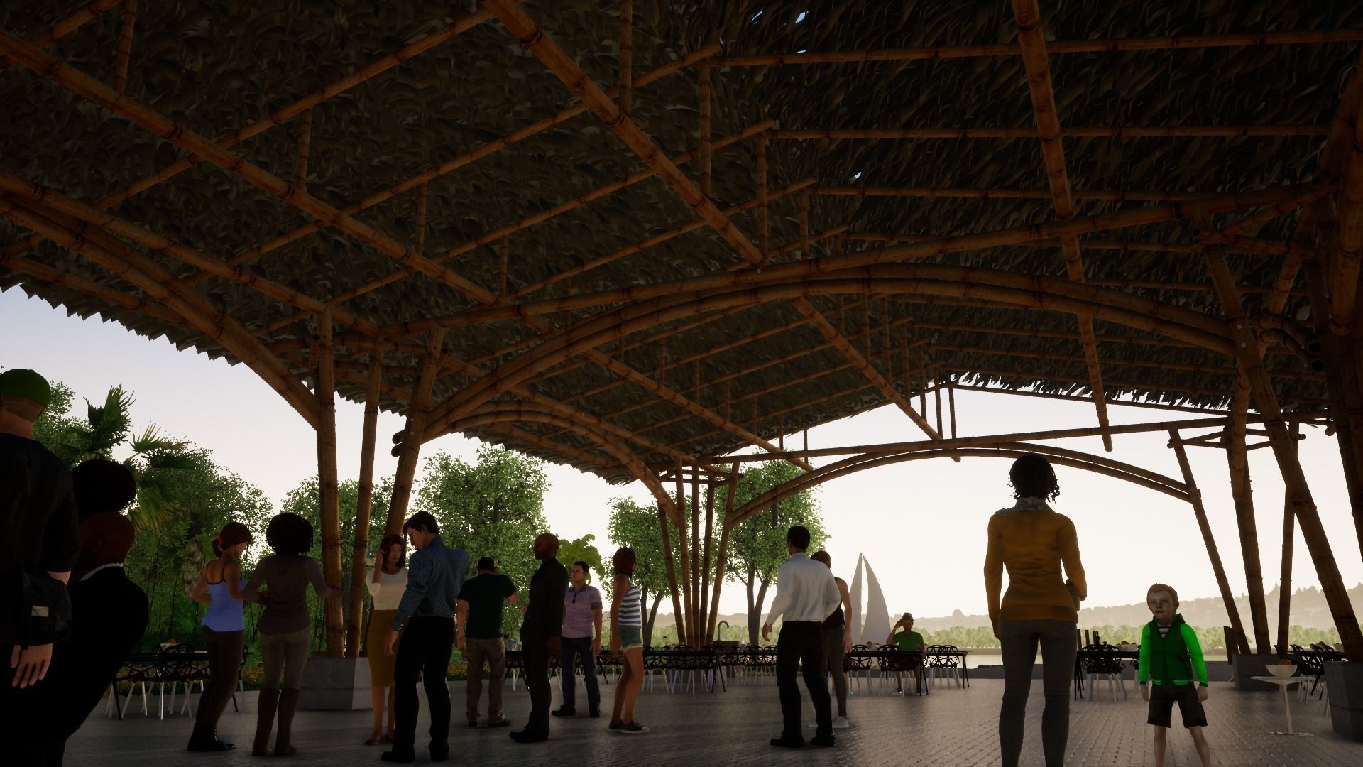 GUADUA STRUCTURE 3D model | CGTrader