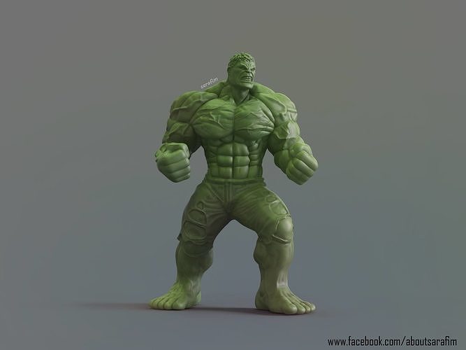 3D Model The Hulk 3D model 3D printable | CGTrader