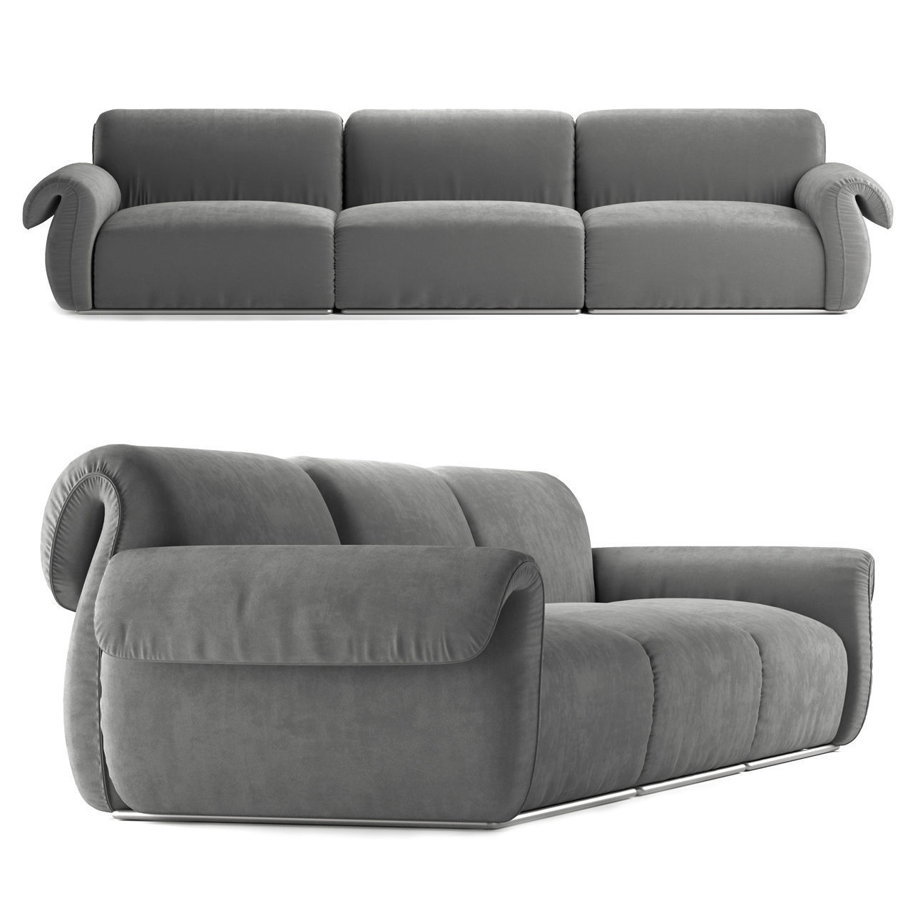 Natuzzi Icon Sofa 3D model | CGTrader
