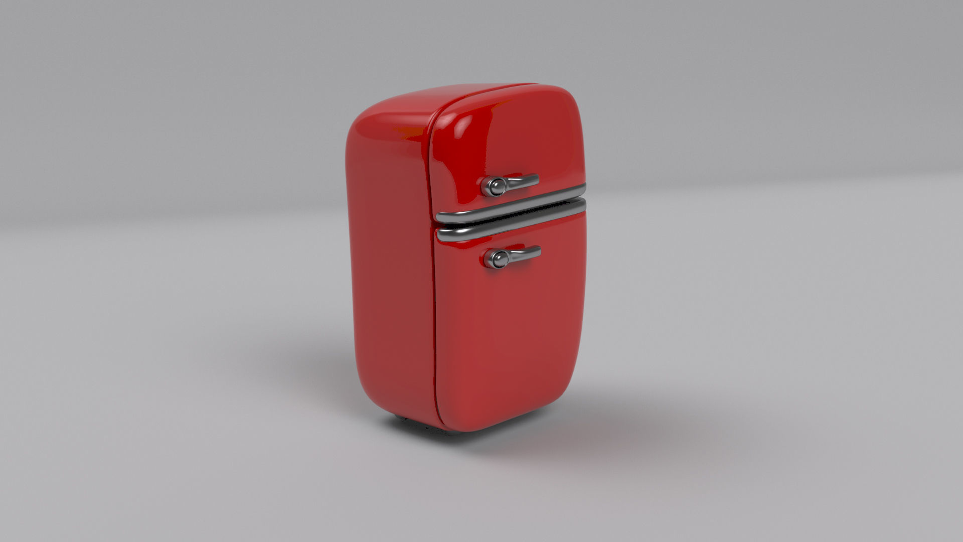 Cartoon Style Fridge animated 3D model animated rigged | CGTrader