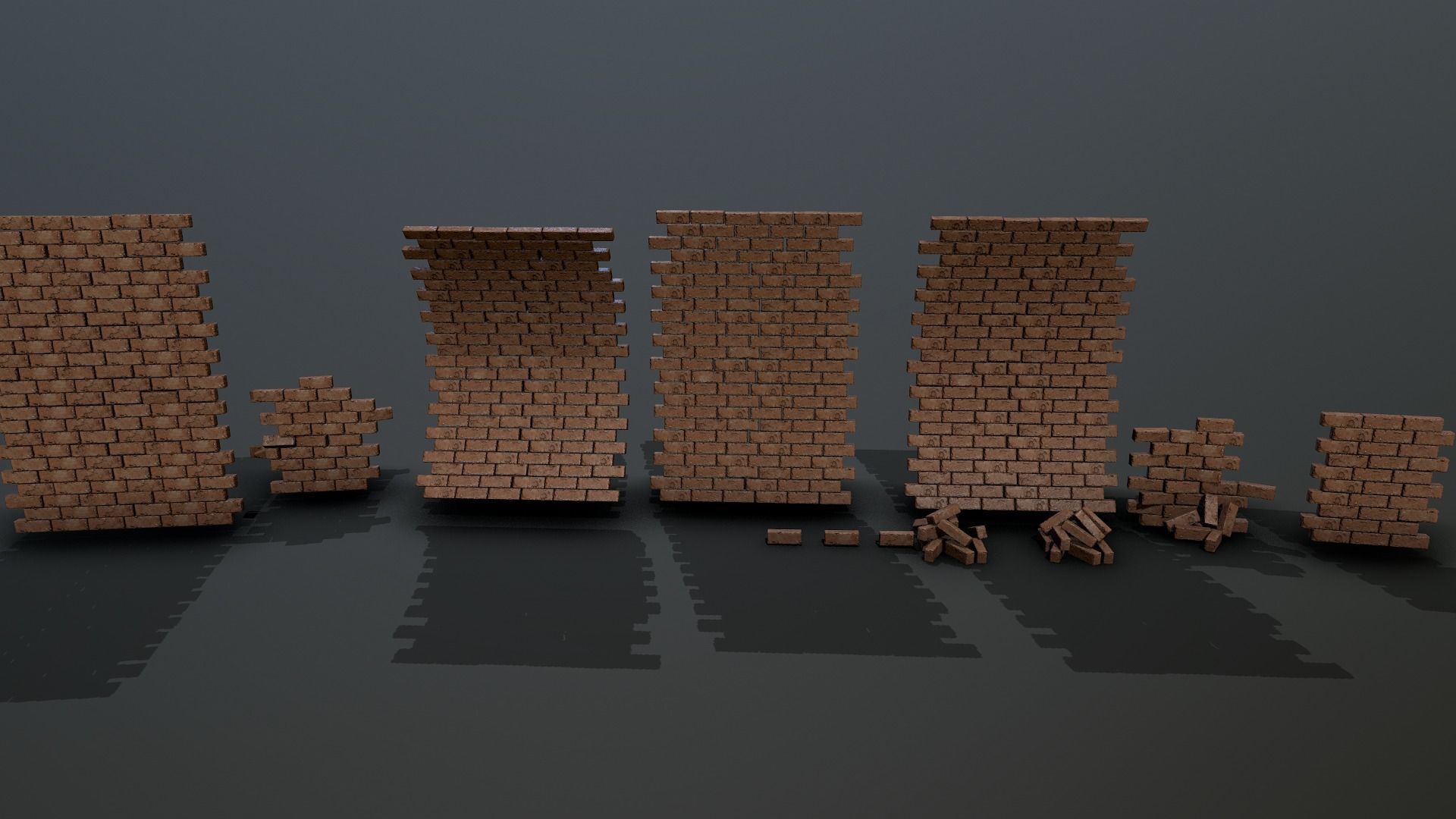 3D model Bricks pack VR / AR / low-poly | CGTrader