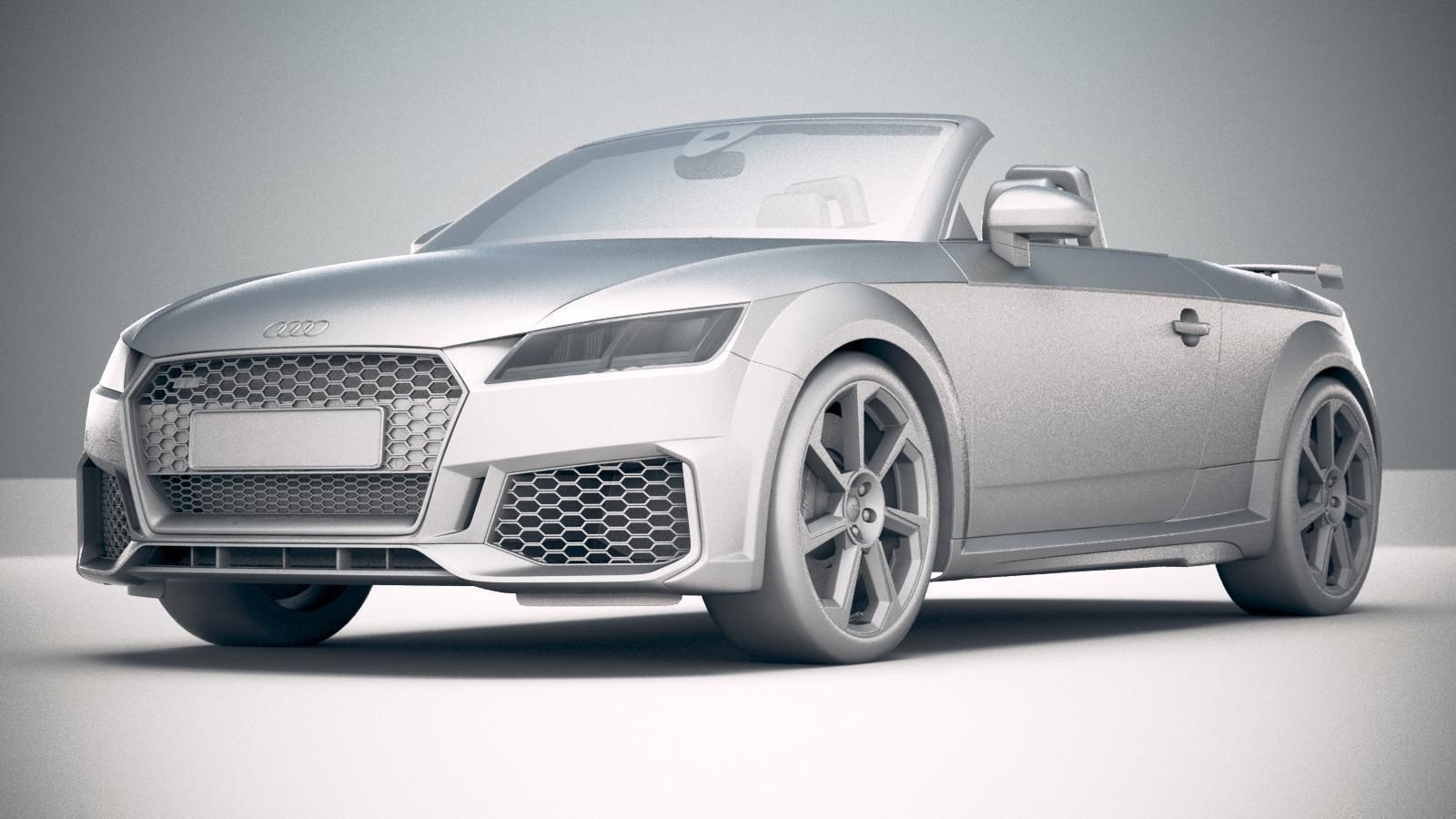 Audi TTRS Roadster 2020 3D model | CGTrader