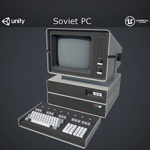 3D model Soviet PC VR / AR / low-poly | CGTrader