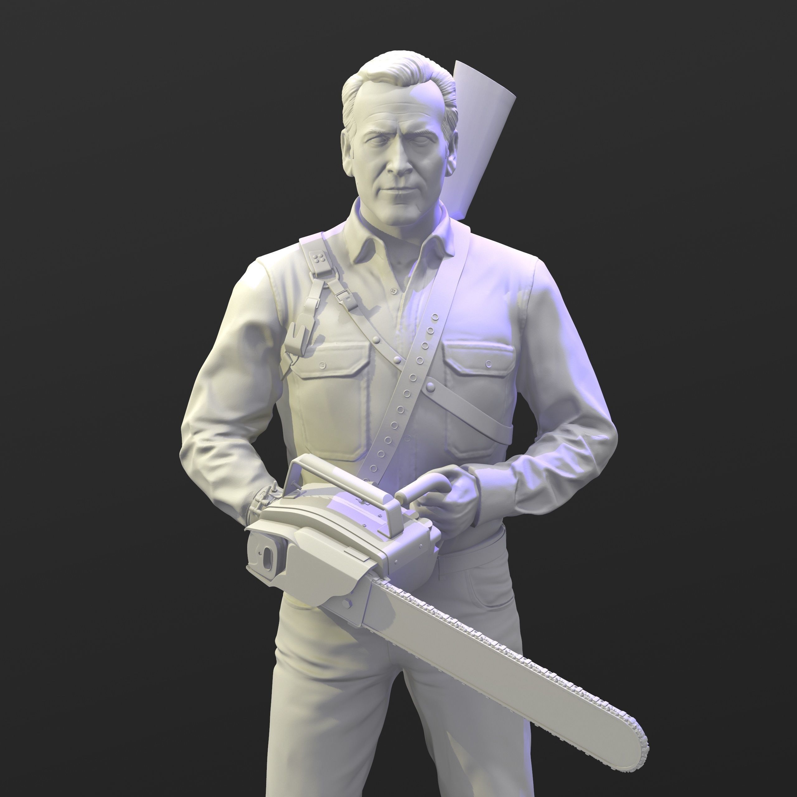 Ash vs evil dead figurine 3D model 3D printable | CGTrader