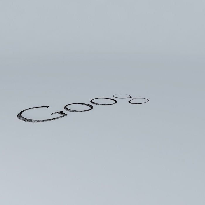 Google Logo / Icon free 3D model | CGTrader