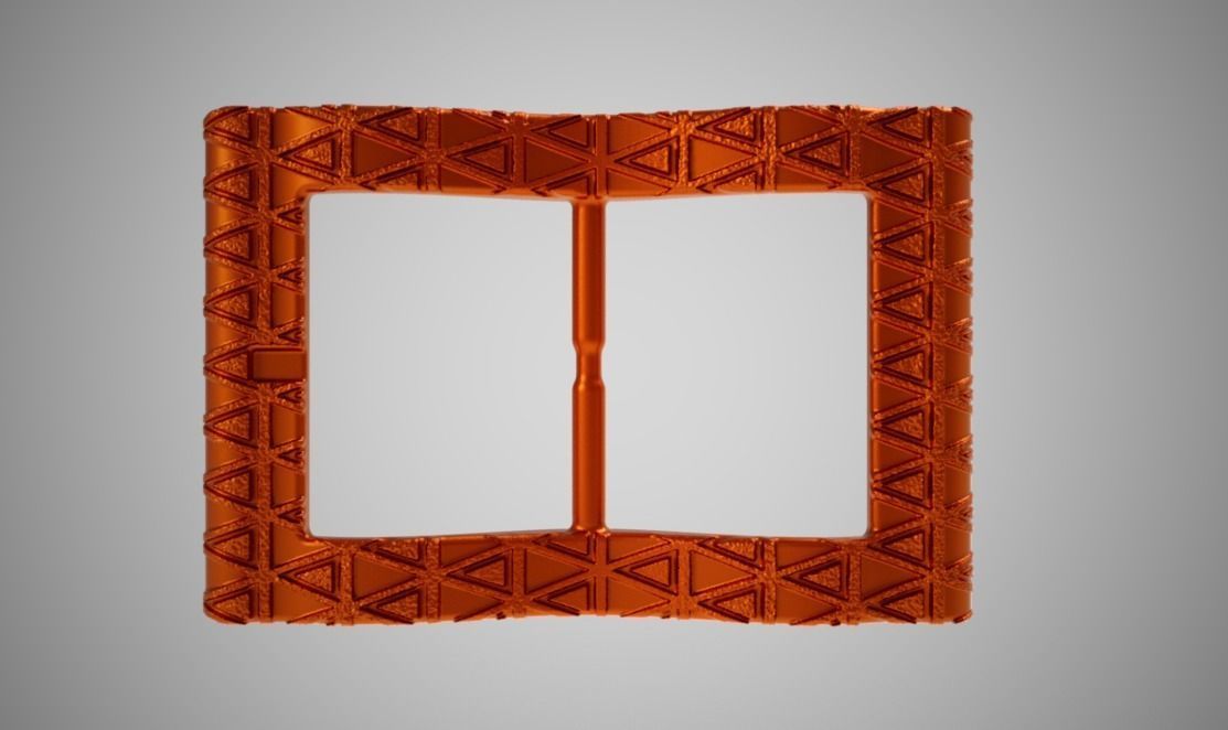 Belt Buckle 5 3D model 3D printable | CGTrader