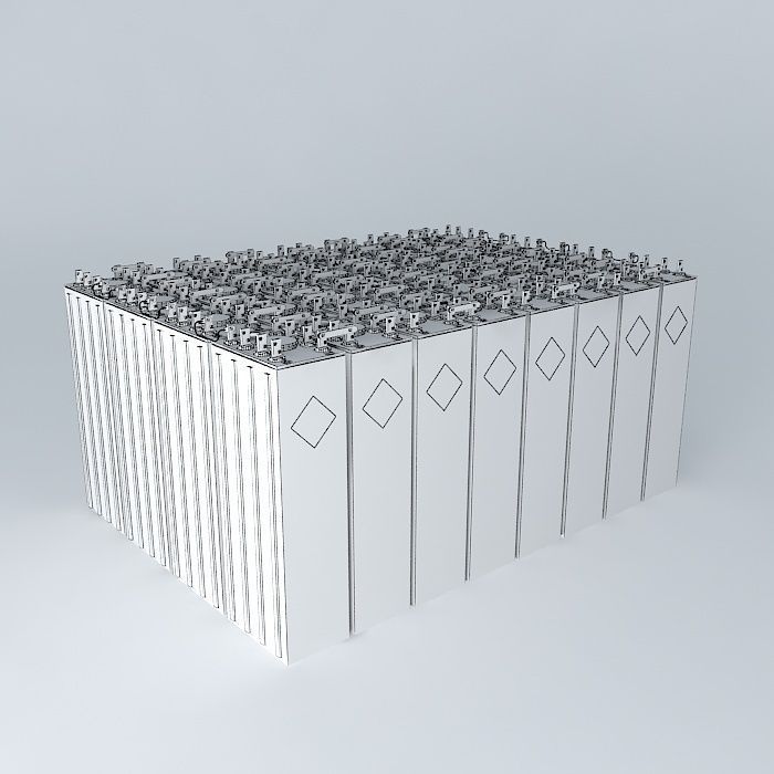 Battery Bank Lead Acid submarine battery free 3D model | CGTrader