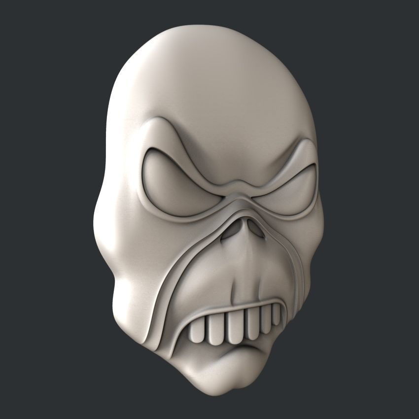 3d STL models for CNC router or 3d printer face mask 3D model 3D ...