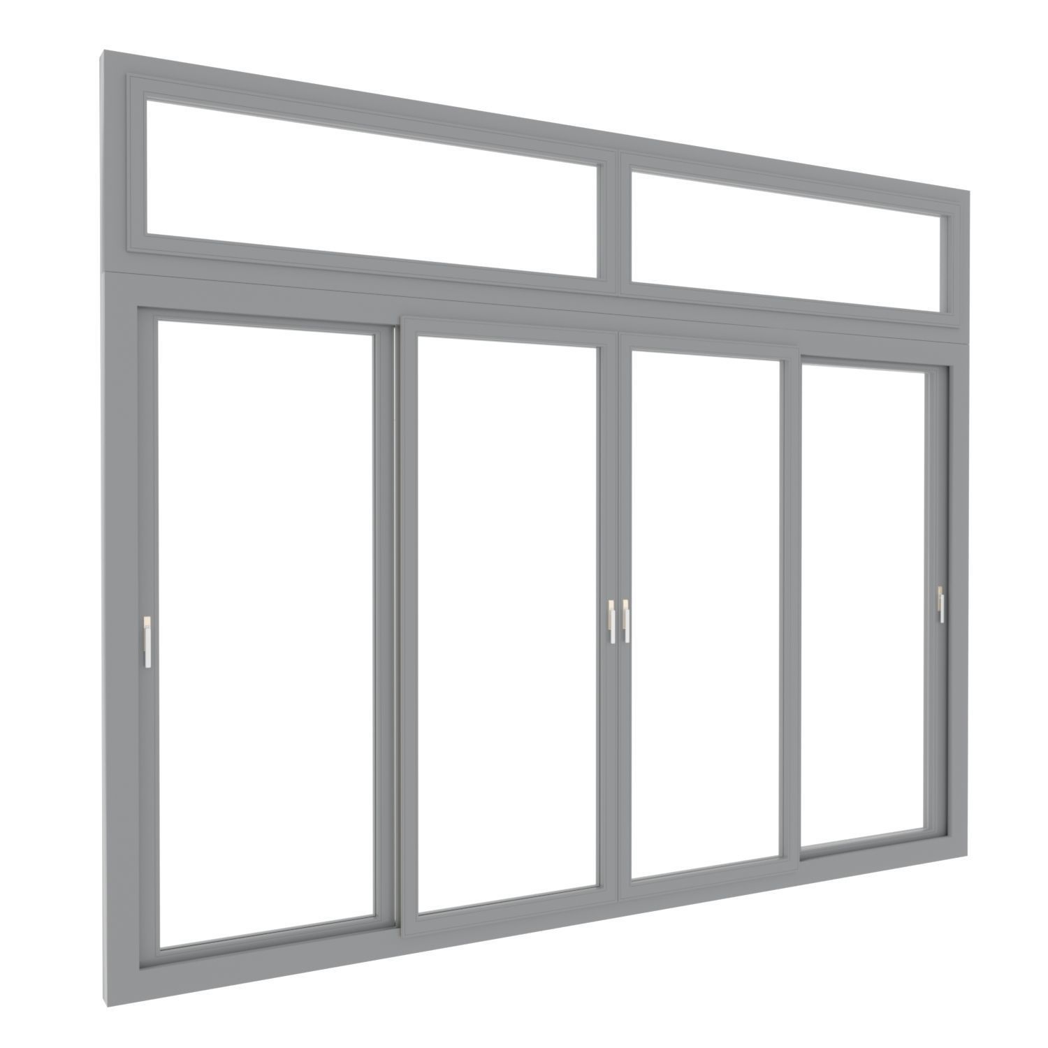sliding panoramic window 3D model | CGTrader