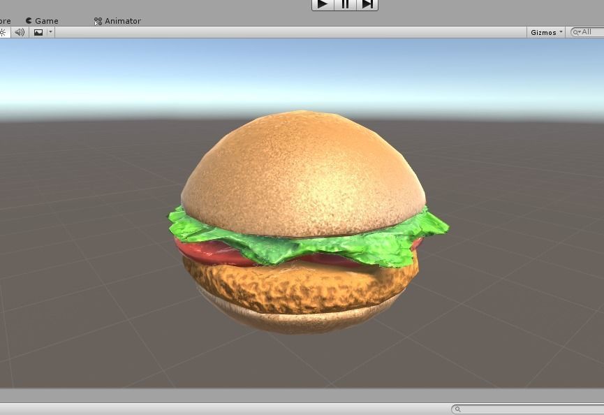 3D model fried chicken sandwich Low Poly VR / AR / low-poly | CGTrader
