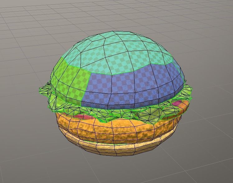 3D model fried chicken sandwich Low Poly VR / AR / low-poly | CGTrader