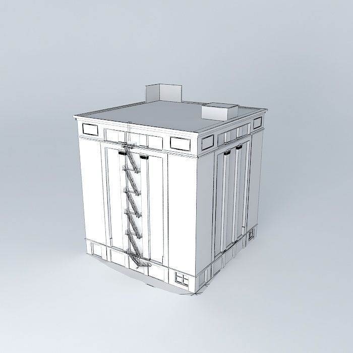 Dal Tex Building (As in 1963) free 3D model | CGTrader