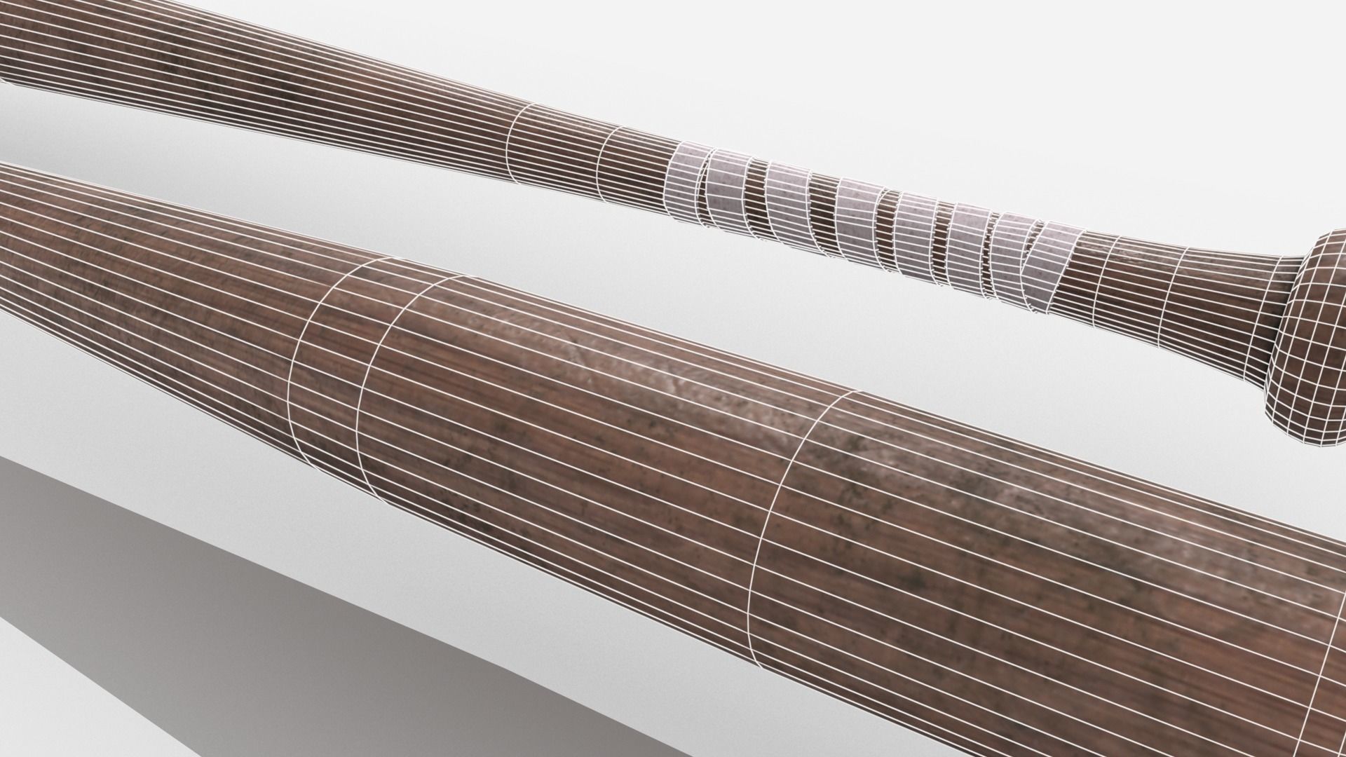 3D model Survival Kit - Baseball Bats with Nails VR / AR / low-poly ...