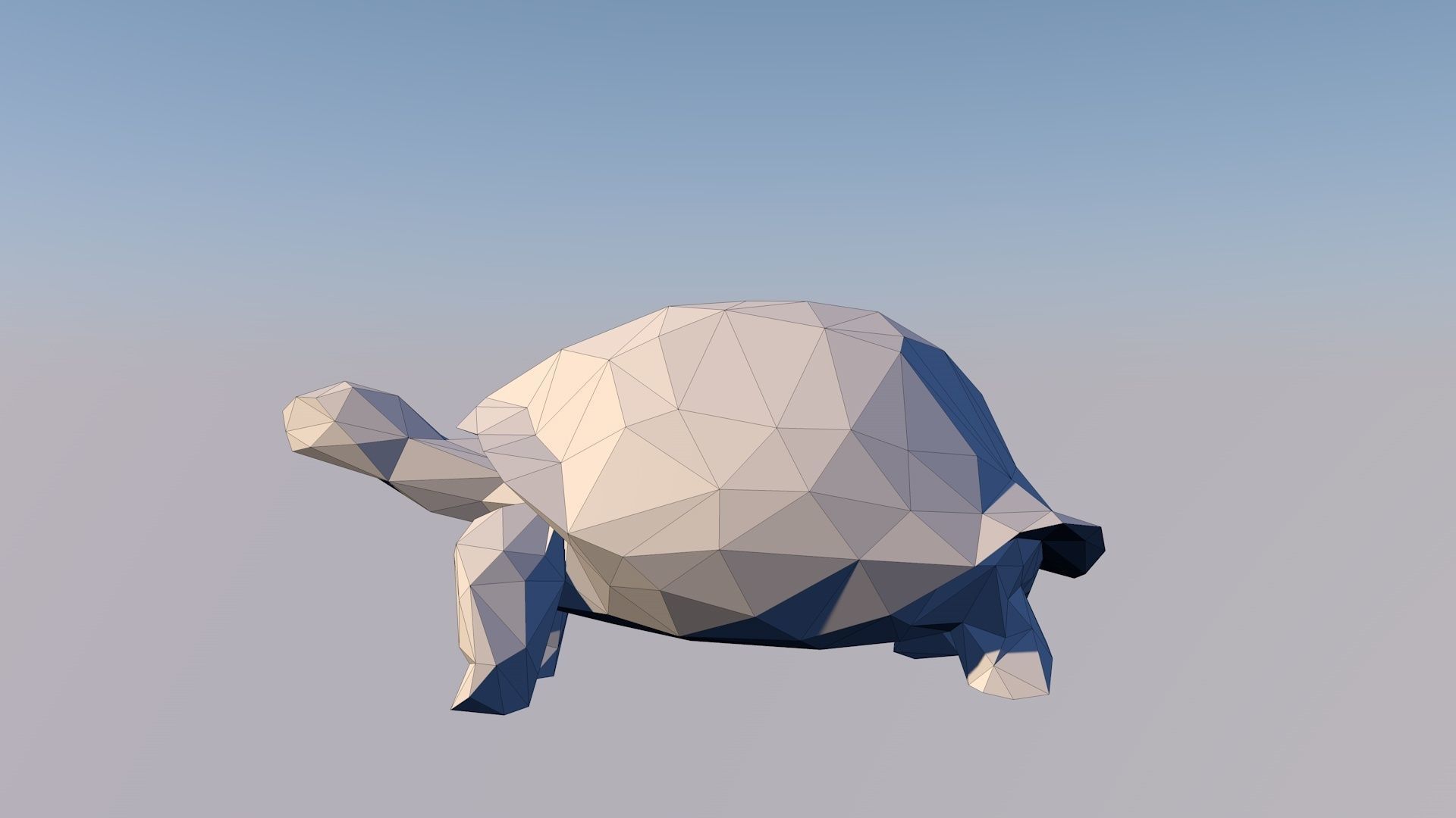 Turtle 3D Statue Sculpture Model Low Poly 2019 3D model | CGTrader