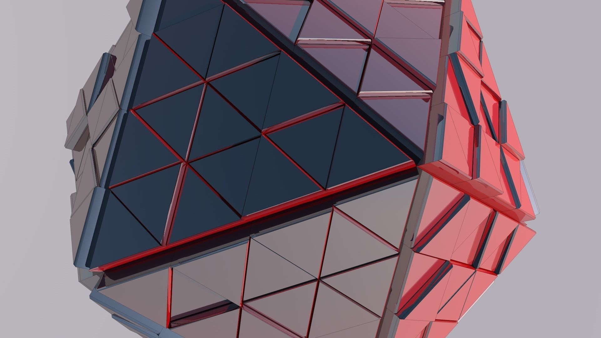 Sci Fi Platonic Shape Triangle Low-poly 3D model 2019 3D model | CGTrader