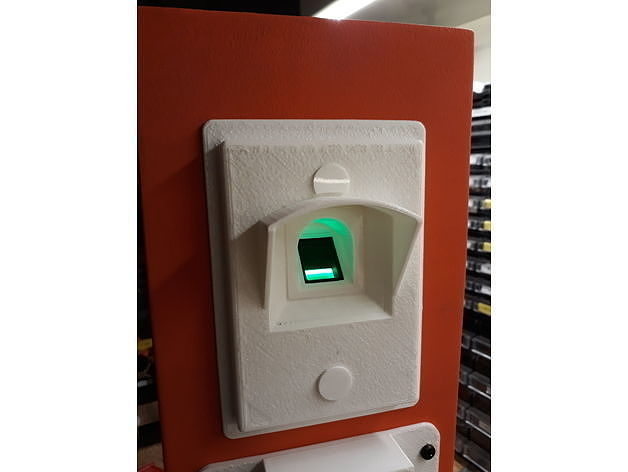 Fingerprint sensor support holder 3D model 3D printable | CGTrader