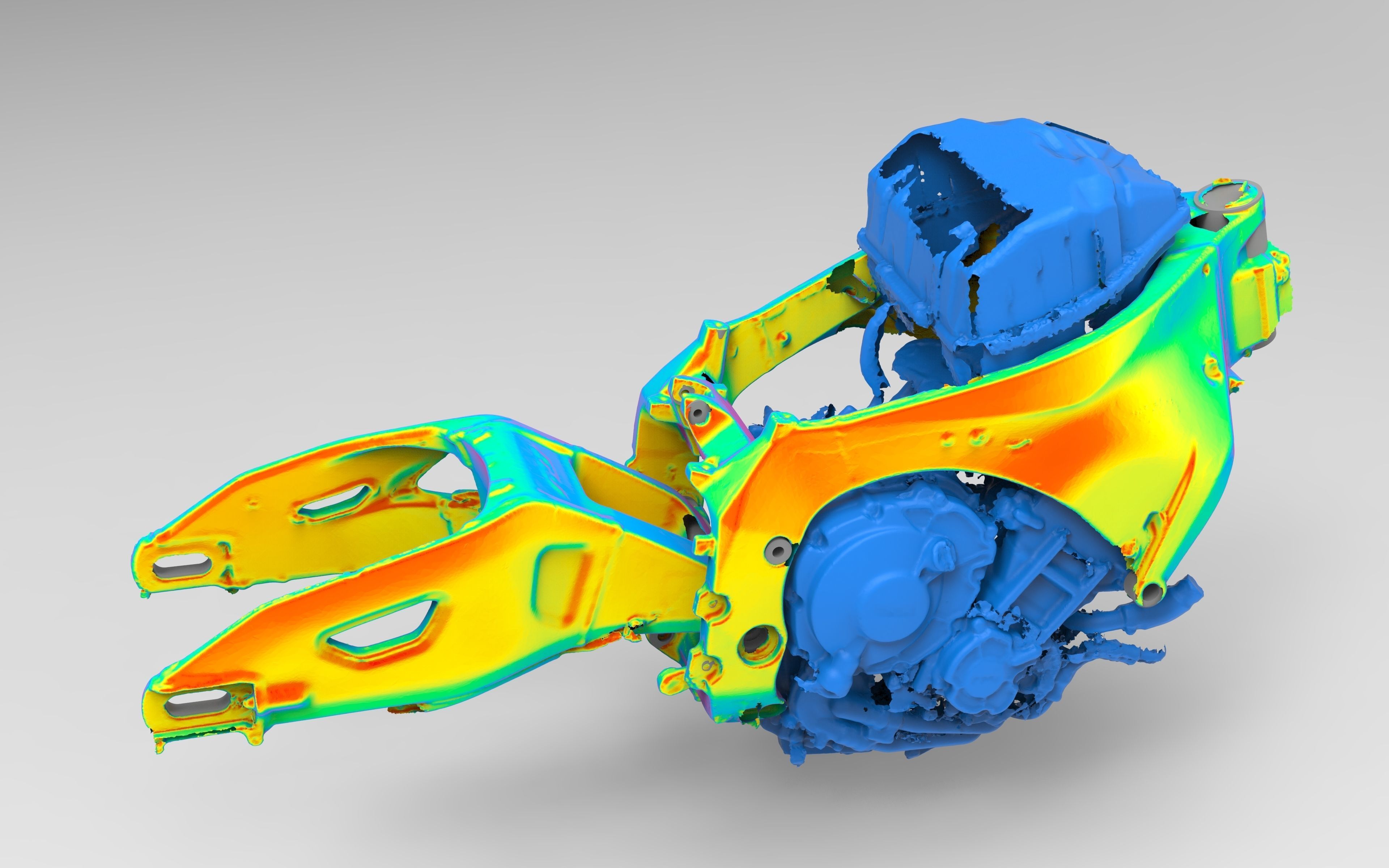 yamaha 1000 r1 2015 frame 3D model | CGTrader