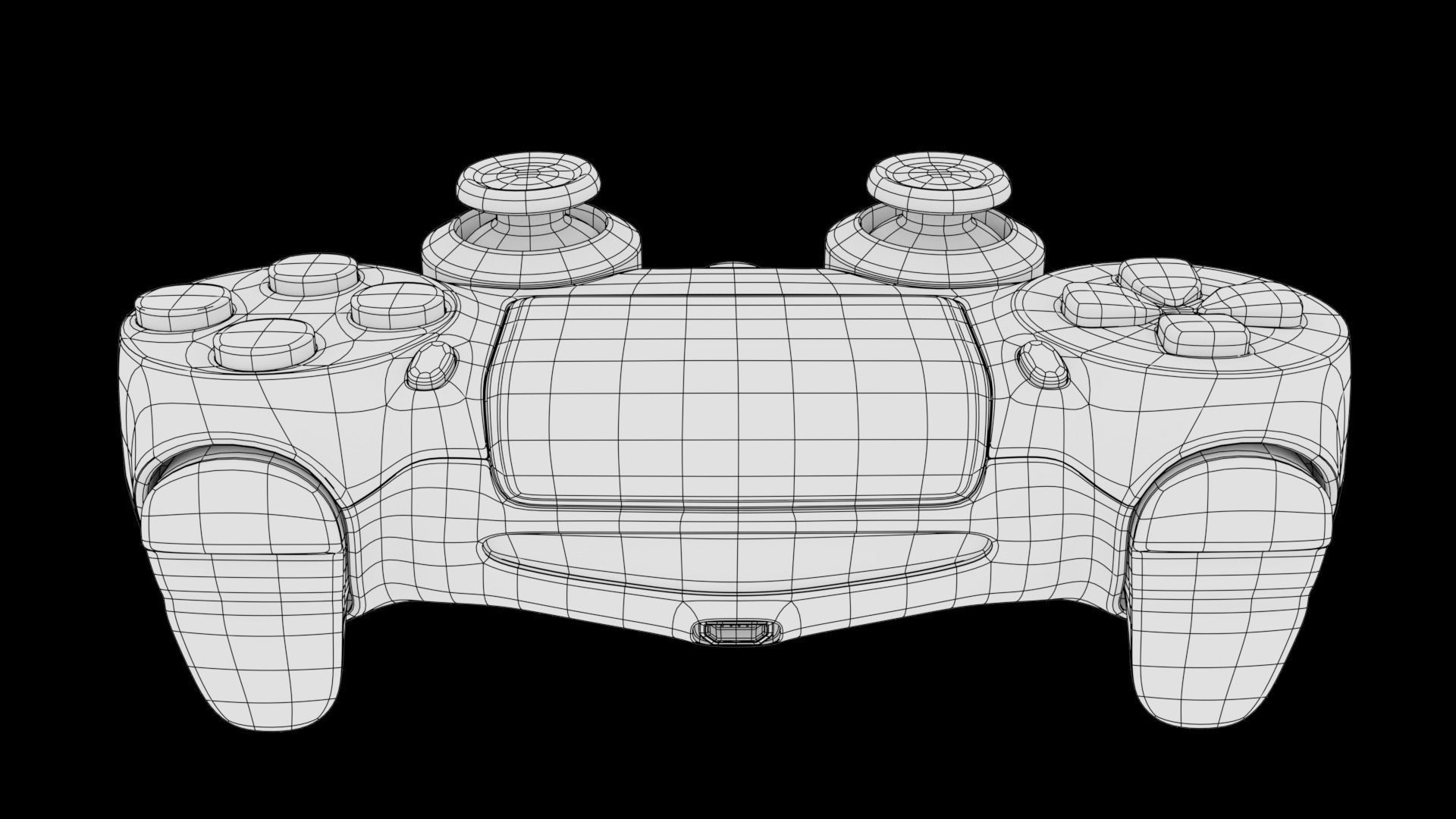 controller ps4 2019 3D model rigged | CGTrader