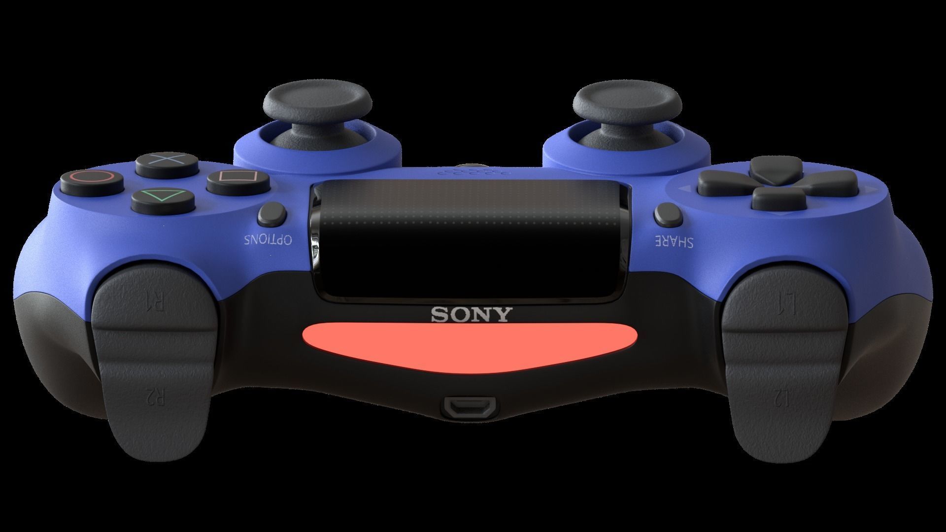 controller ps4 2019 3D model rigged | CGTrader