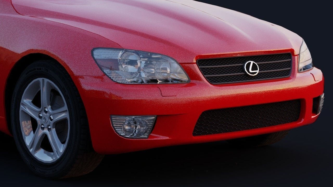 3D model Lexus IS200 VR / AR / low-poly | CGTrader