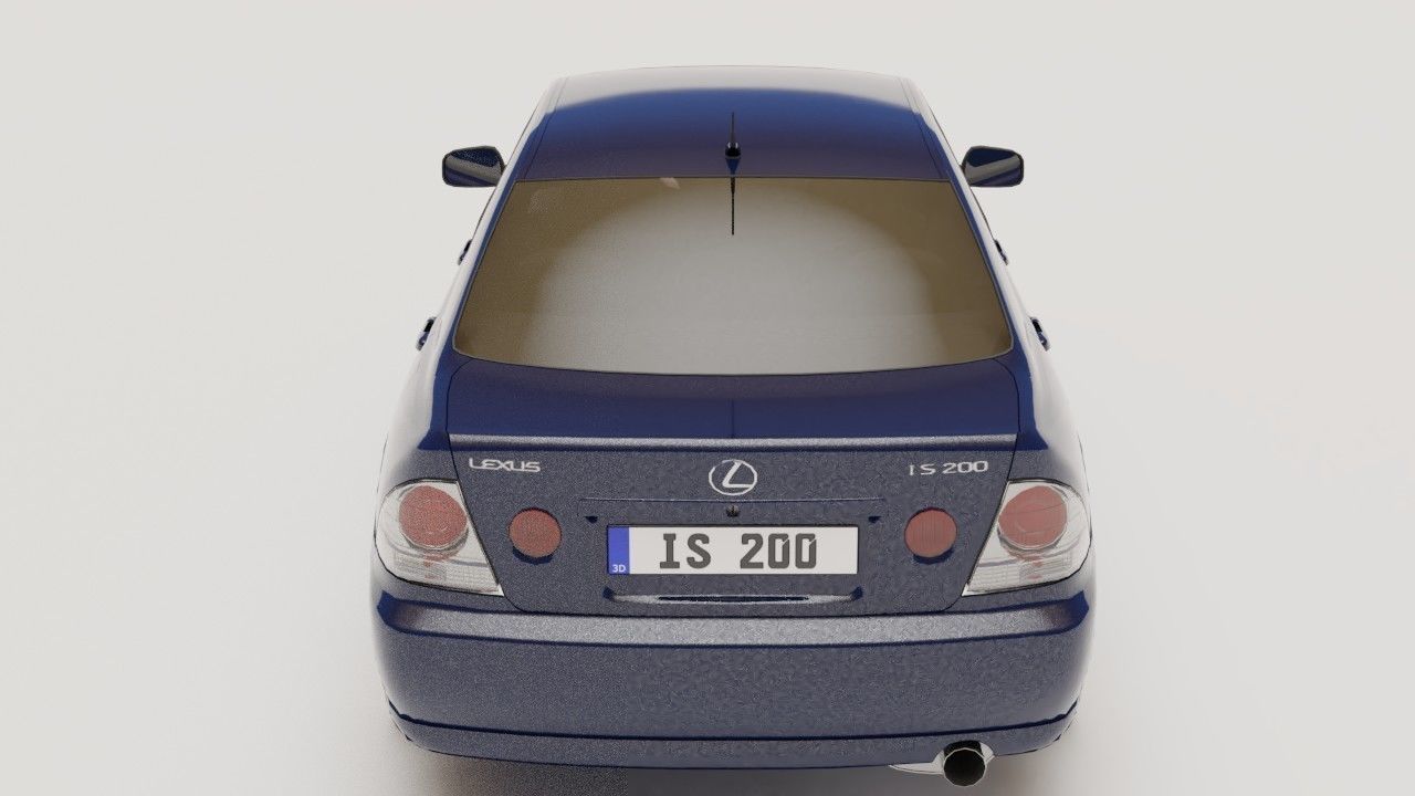 3D model Lexus IS200 VR / AR / low-poly | CGTrader