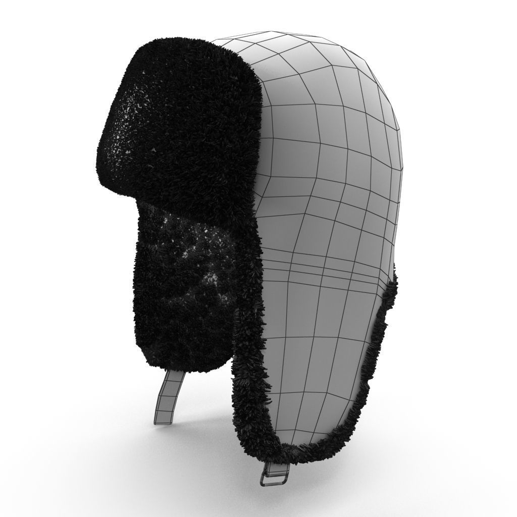 3D model trapper hat VR / AR / low-poly | CGTrader
