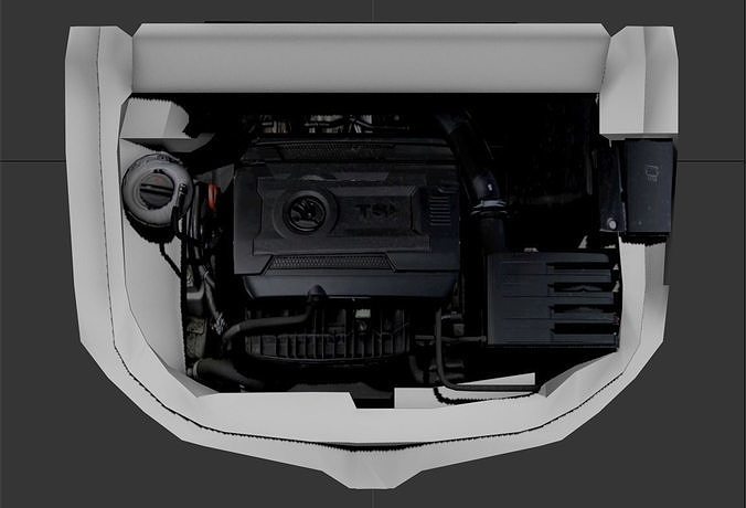 3D model Skoda Octavia Engine VR / AR / low-poly | CGTrader