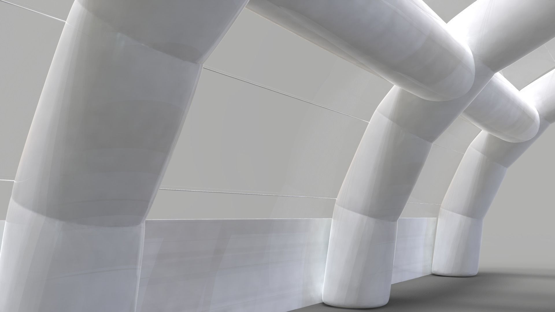 Inflatable Tent - Exhibition Hall 3D model | CGTrader