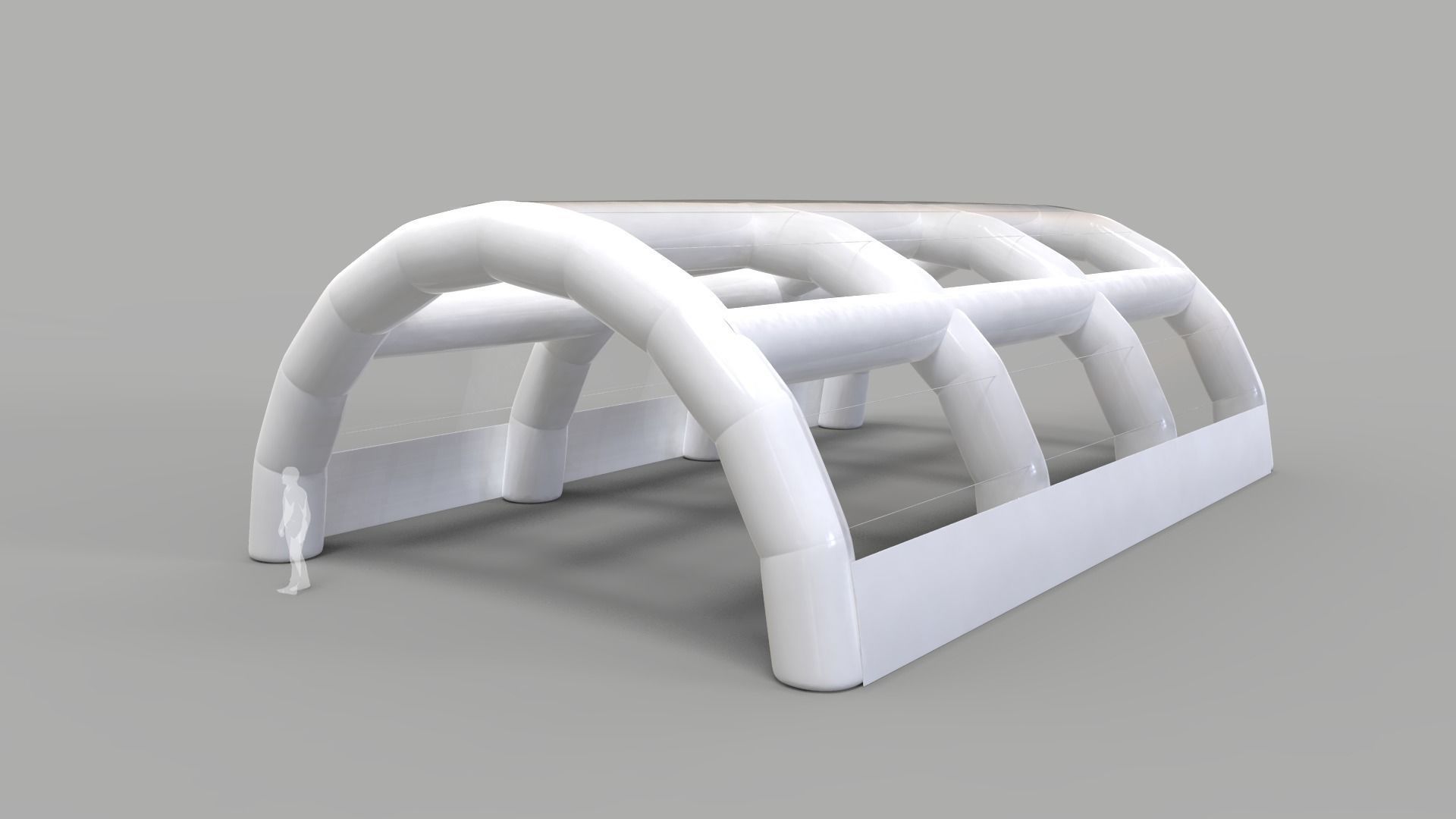 Inflatable Tent - Exhibition Hall 3D model | CGTrader