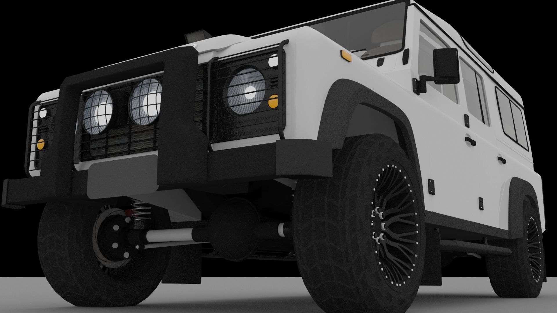 Defender 110 4x4 model 3D model | CGTrader