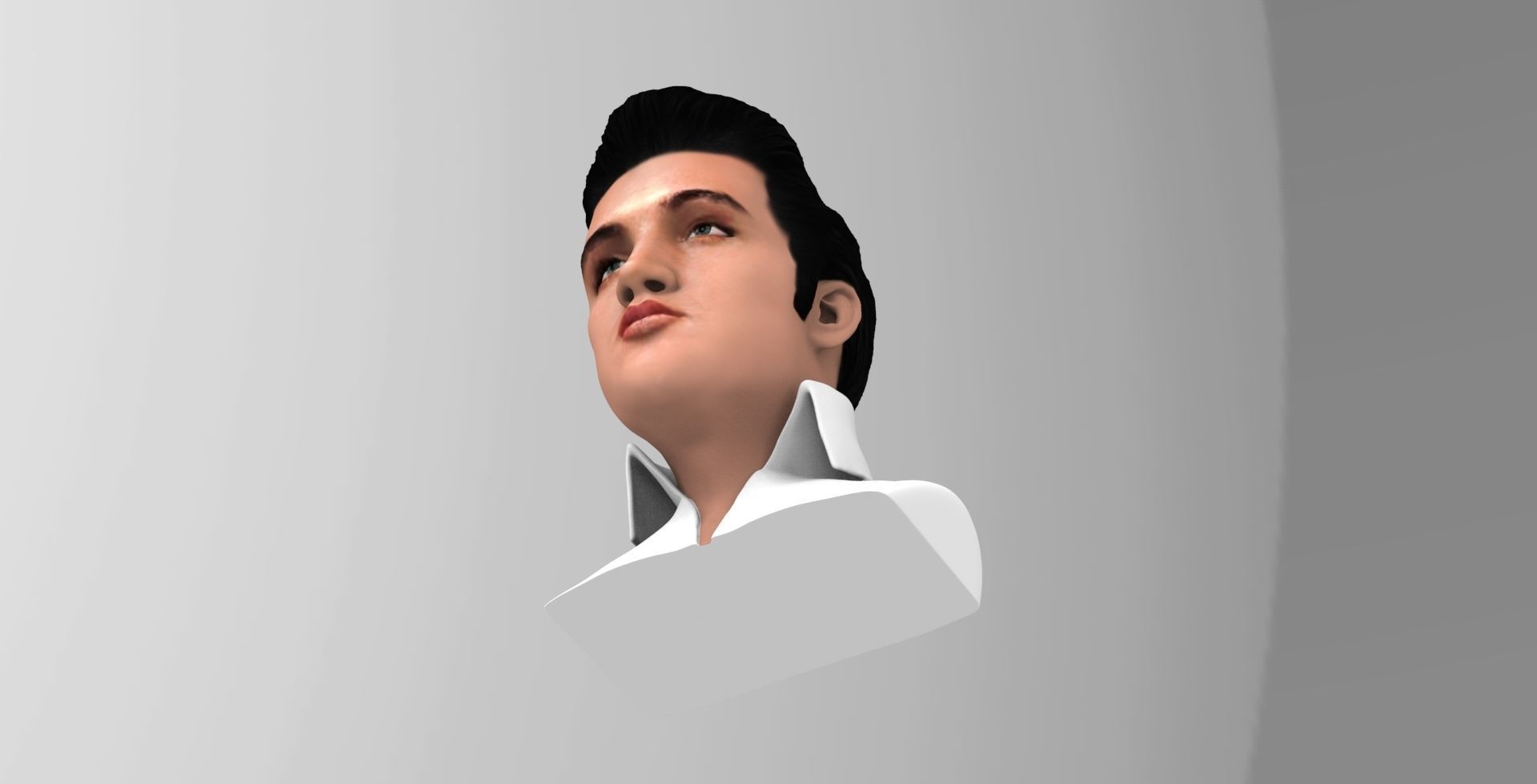 Elvis Presley bust ready for full color 3D printing 3D model 3D ...
