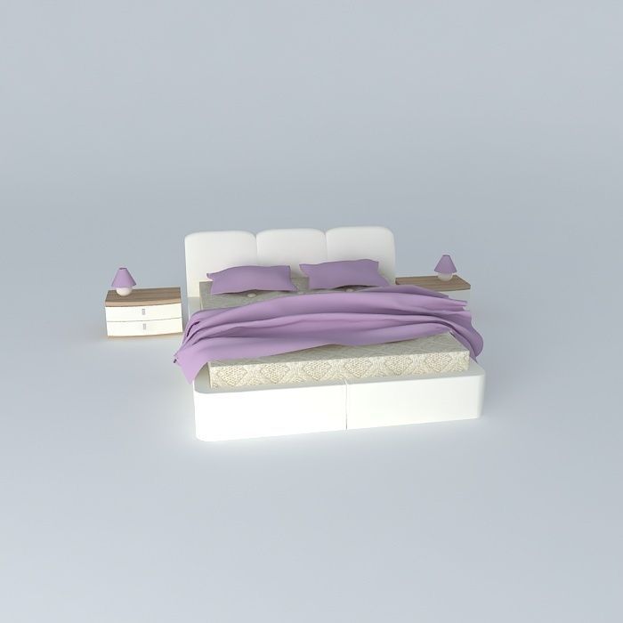 Bed free 3D model | CGTrader
