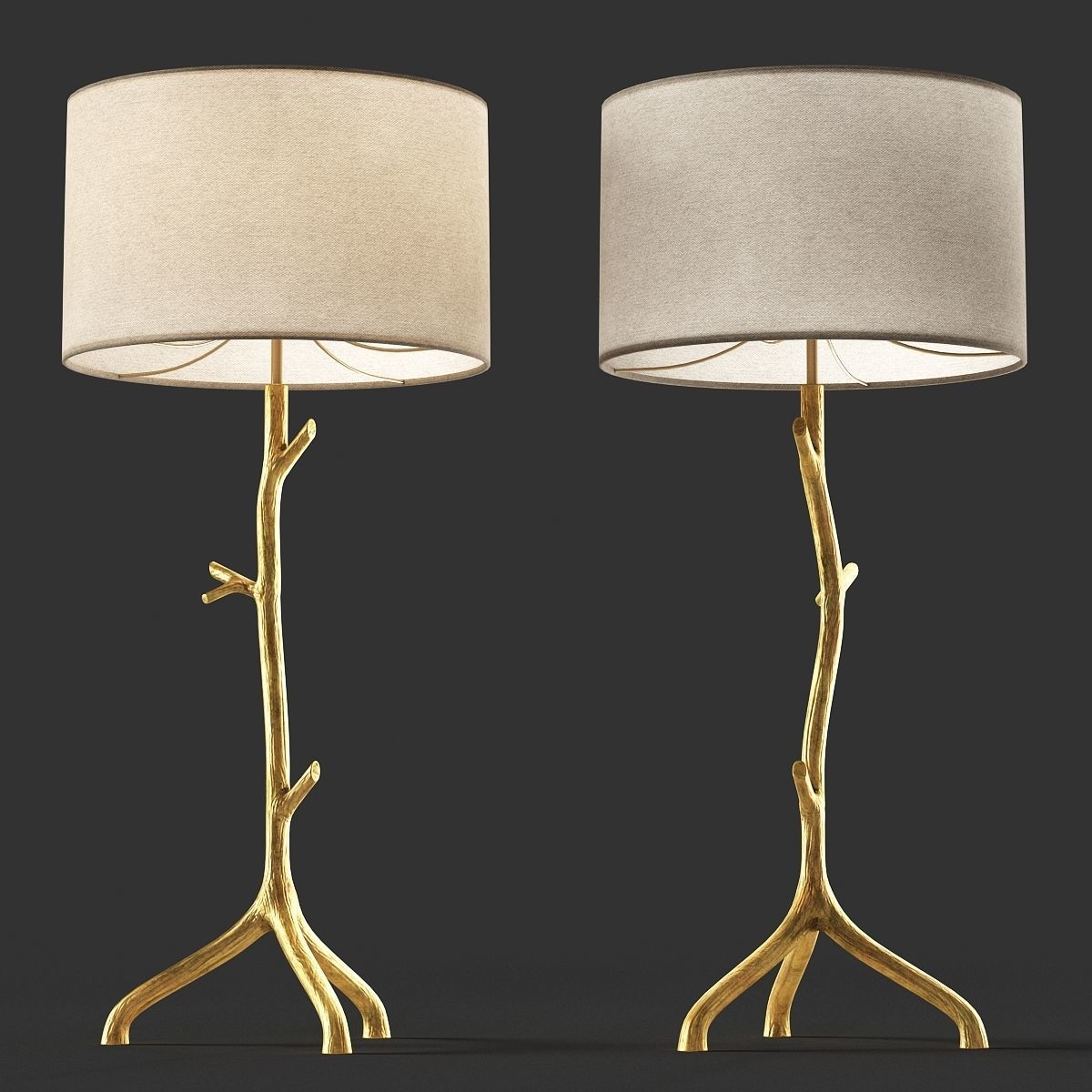 3D model Porta Romana Twig Lamp VR / AR / low-poly | CGTrader