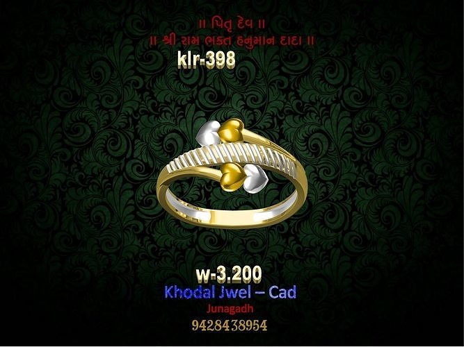 3D model ladies ring VR / AR / low-poly | CGTrader