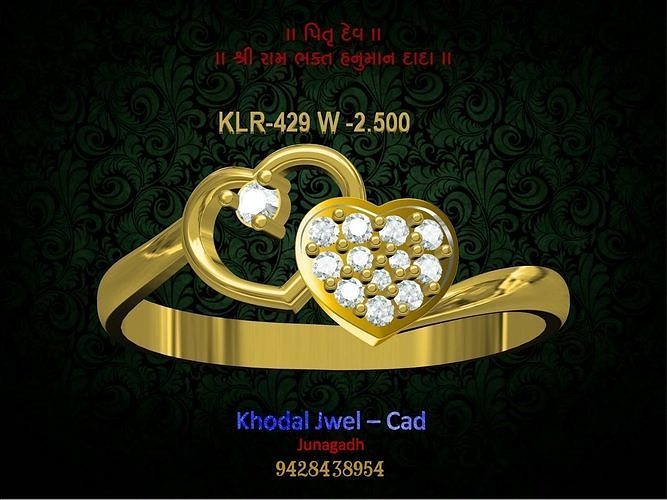 3D model ladies ring VR / AR / low-poly | CGTrader