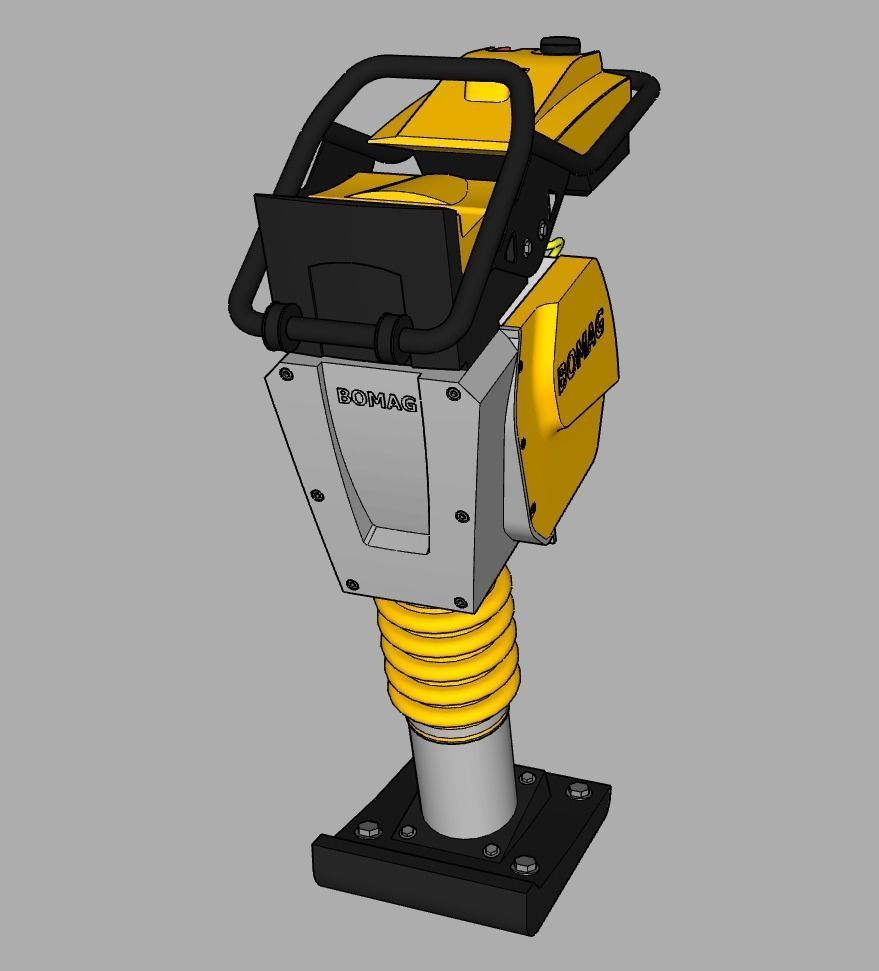 Bomag BT65 3D model | CGTrader