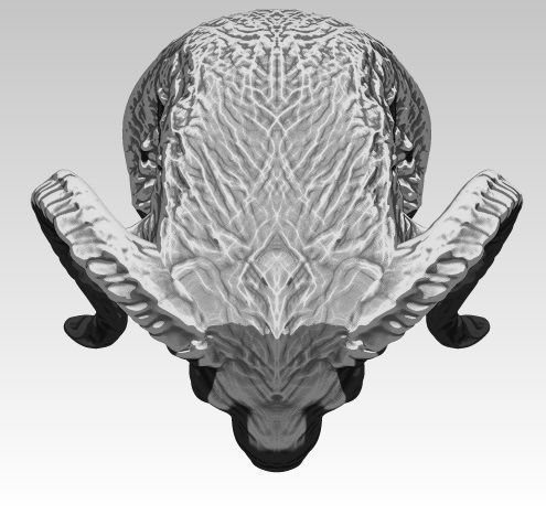 Detailed Ram head 3D model 3D printable | CGTrader