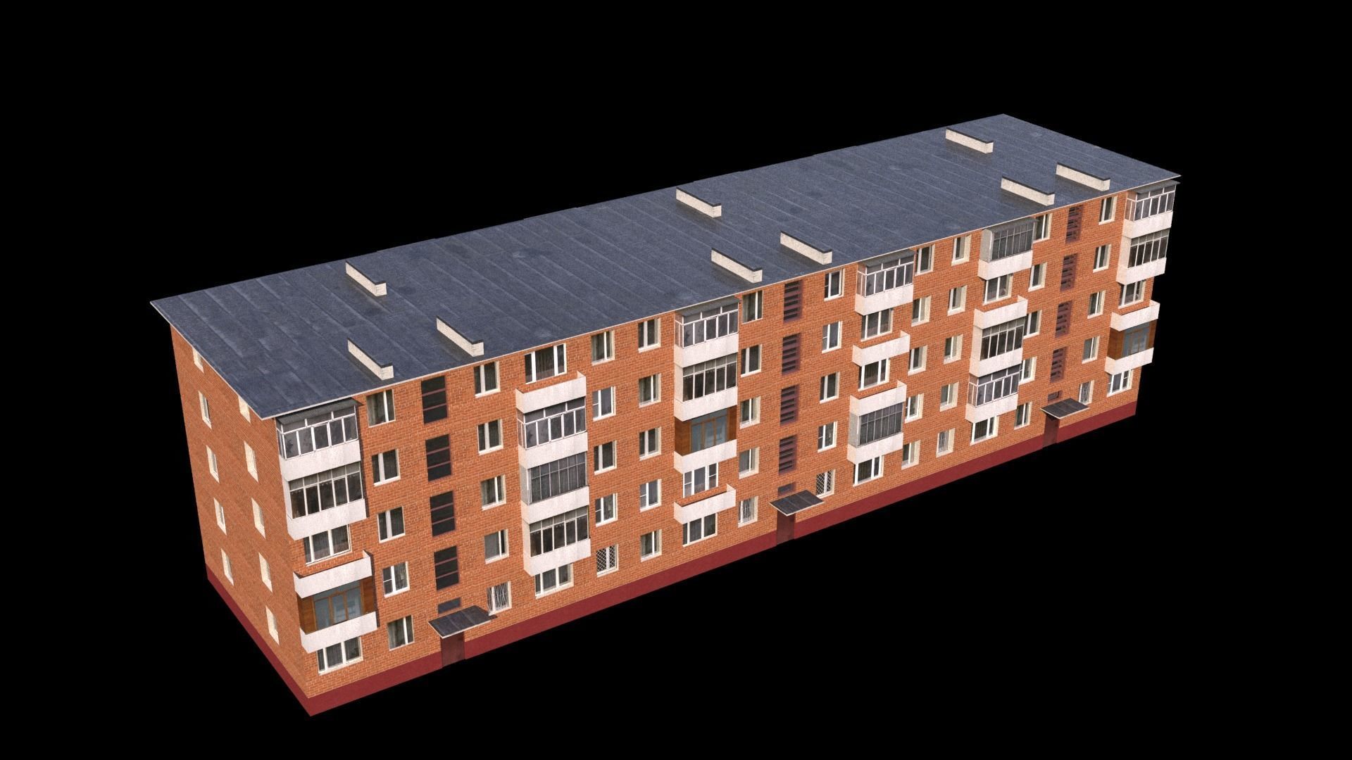 Russian buildings pack 3D model | CGTrader