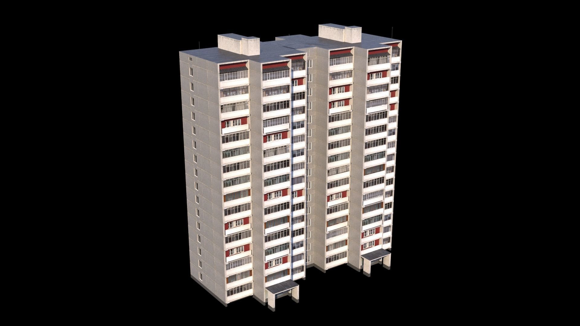 Russian buildings pack 3D model | CGTrader