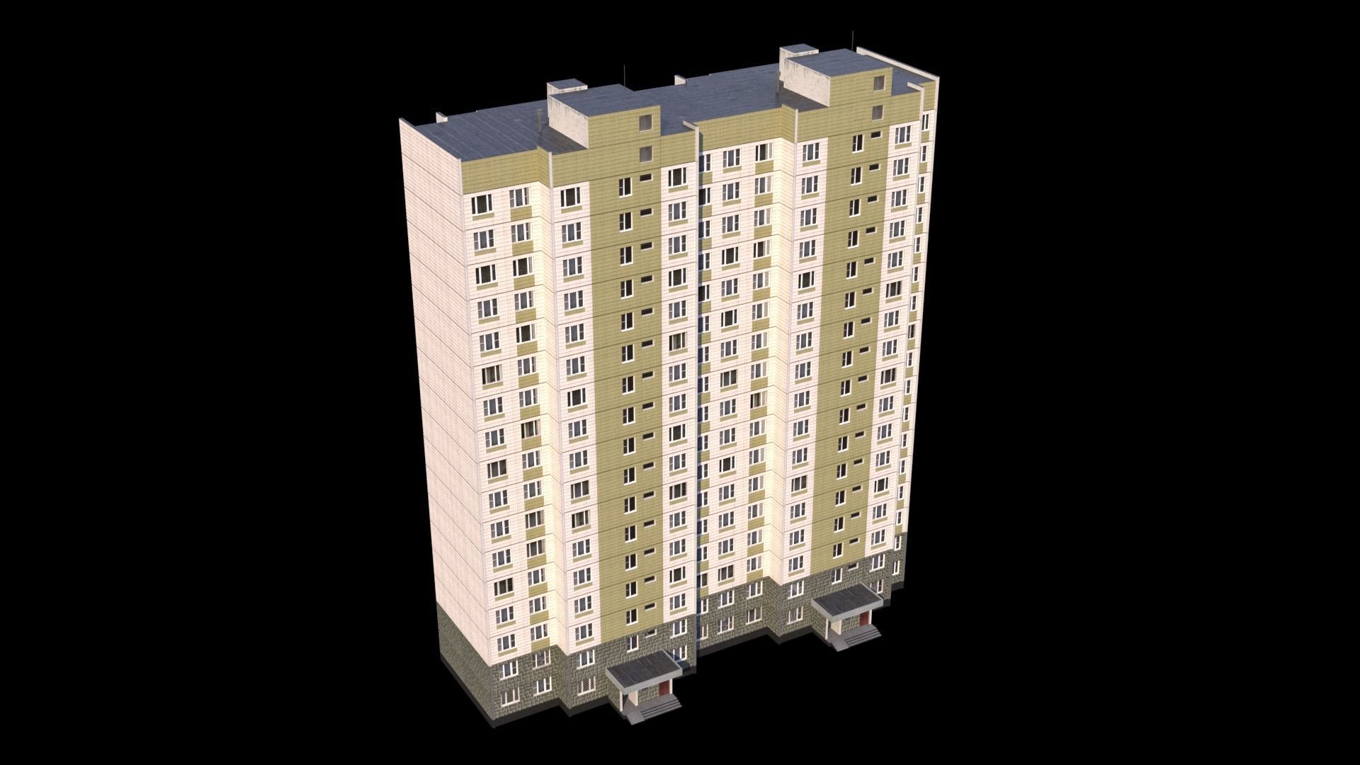 Russian buildings pack 3D model | CGTrader