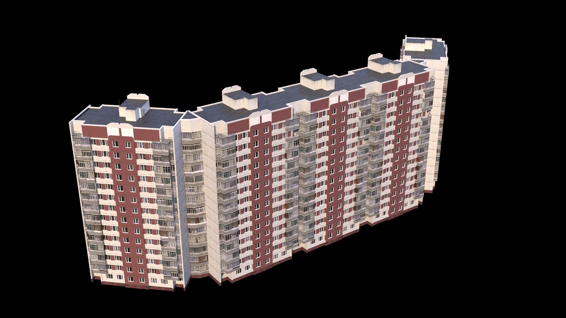 Russian buildings pack 3D model | CGTrader