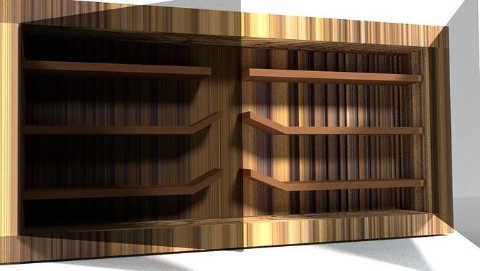 3D model showcase or cupboard VR / AR / low-poly animated | CGTrader
