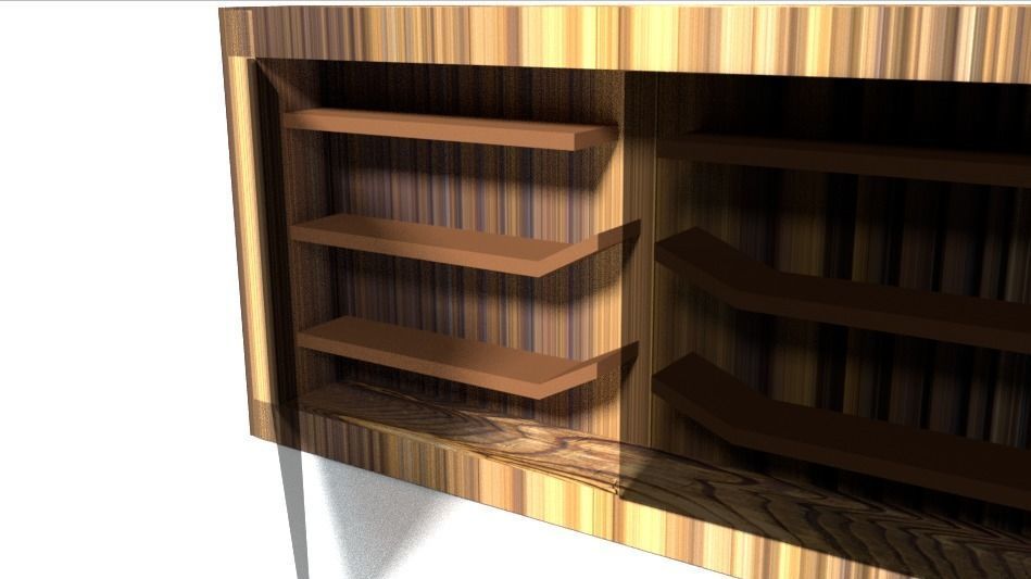 3D model showcase or cupboard VR / AR / low-poly animated | CGTrader