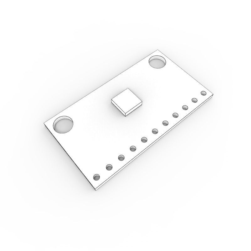 TDK Invensense MPU 9150 Gyroscope 3D model | CGTrader
