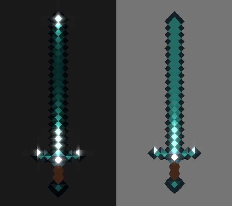 3D model Diamond Long Sword VR / AR / low-poly | CGTrader